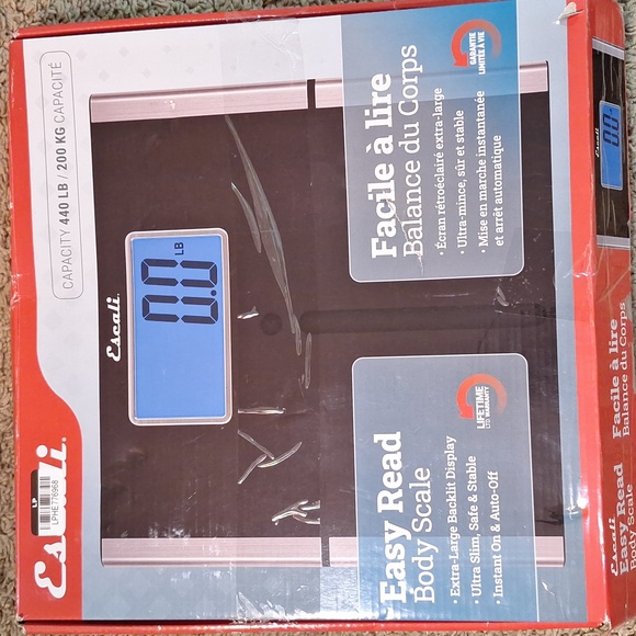 Escali | Bath | Nib Escali Black Digital Bathroom Scale | Poshmark